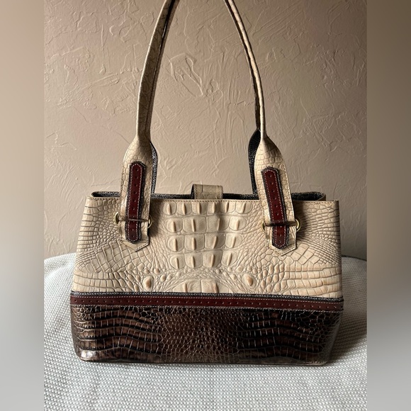 Brahmin | Bags | Brahmin Melbourne Tritone Leather Vintage | Poshmark